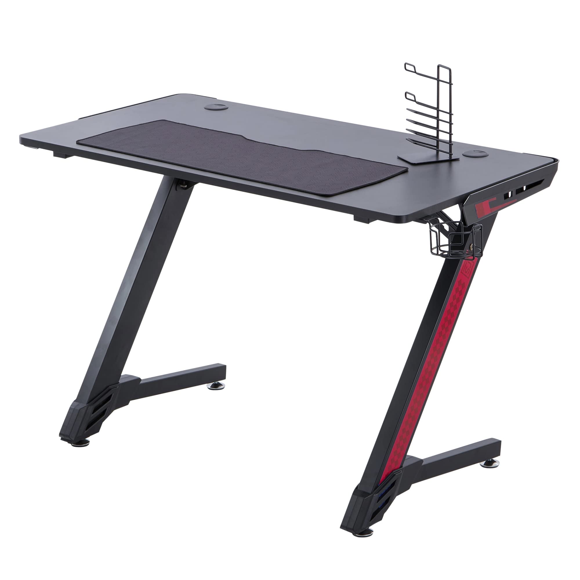 RS Gaming⢠Venno 45"W Gaming Computer Desk, Black