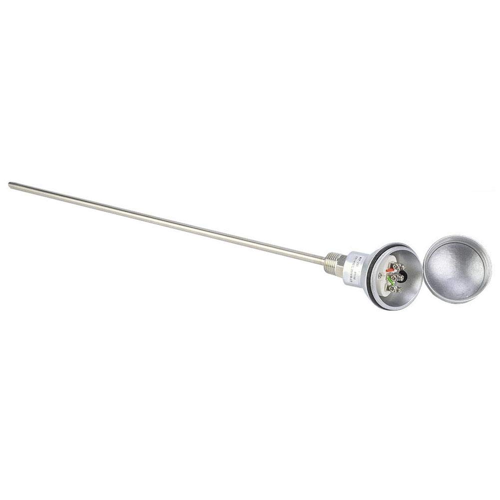 RTD Temperature Sensor, RTD PT100 Temperature Sensor Probe 1/2" NPT Thread Thermocouple Terminal Head,Simple and Easy to Install(400mm/15.7)