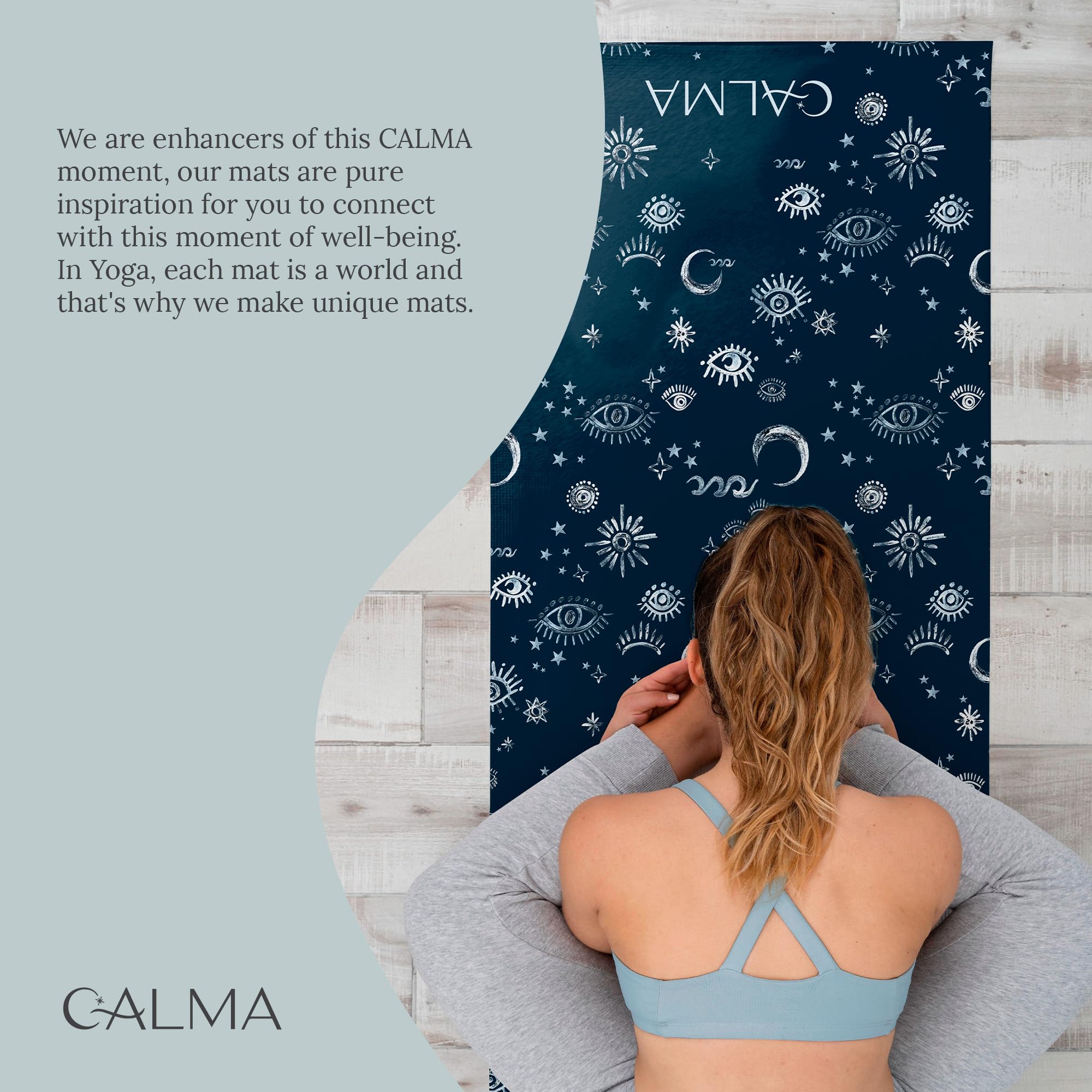 Yoga Mat Thick | Premium Quality for Home Workout & Gym | Non-Slip & Eco-Friendly | Yoga Mats with Unique Design for Exercise Equipment