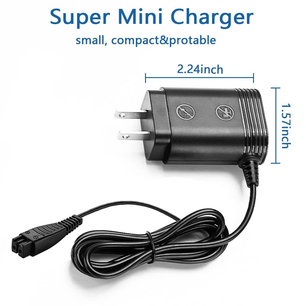 Replacement Charger for Panasonic Arc5 Razor Shaver, Compatible with Arc4 Arc3 Wet Dry 3 4 5 Electric Blade Razor RE7-40 RE7-68 RE7-59 RE7-51 ER-GC20 ES-LV65-S ES-LA93-K