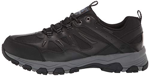 Skechers Men's Selmen-Enago Trail Hiking Shoe, Black Oxford, 12 Medium US