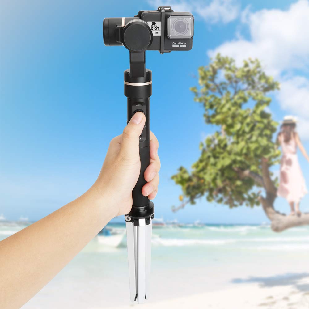SKYJFFJ-Aluminum Mini Tripod Tabletop Stand Monopod