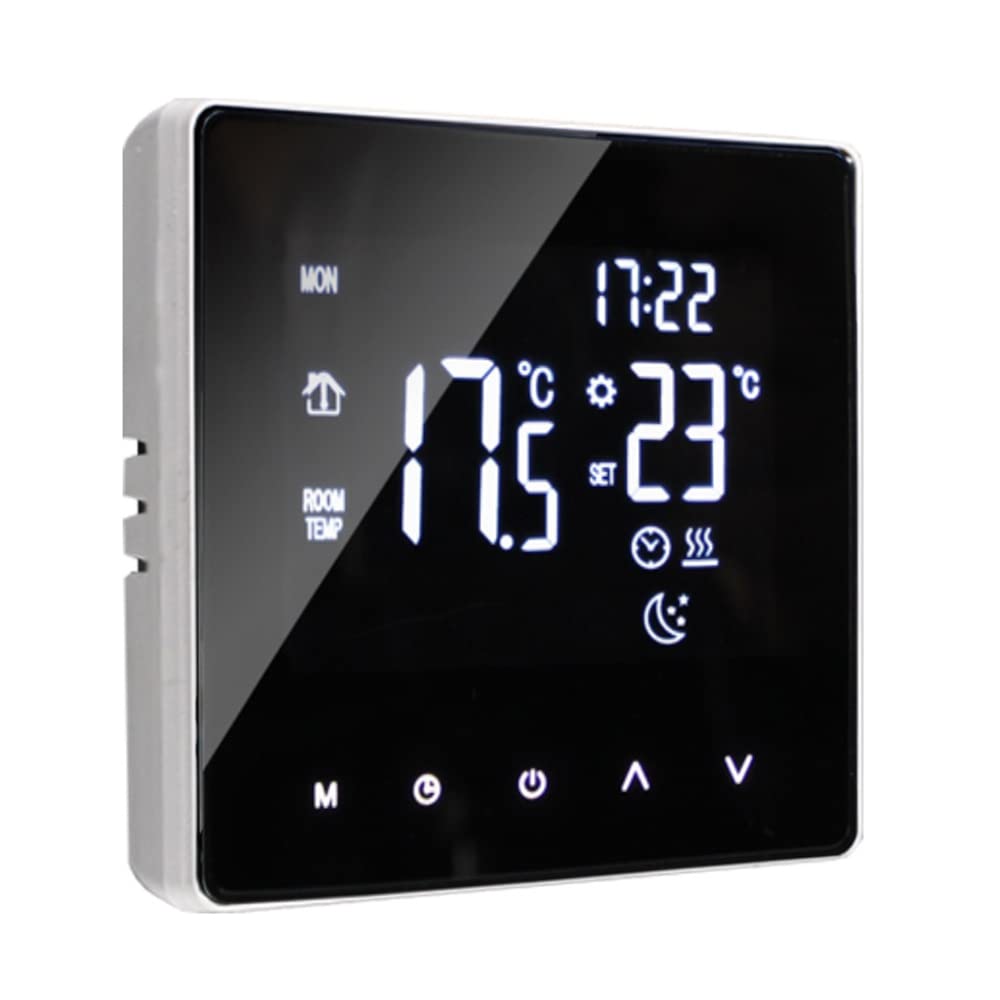 Smart Thermostat Electric Heating 0-99 (β) 16000 () Touch LCD Screen Floor Heating Controller 16A Electric Heating Film Heating Cable