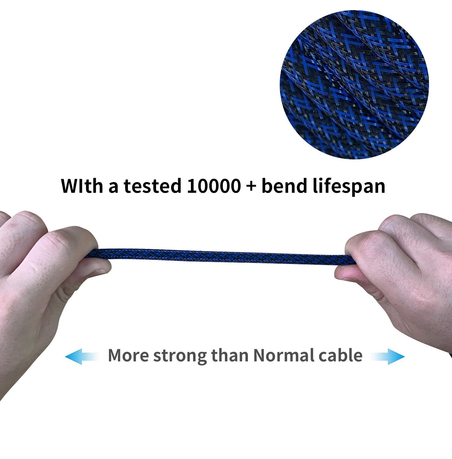 XLR Cable 10ft 2Pack, Balanced 3 Pin Male to Female for Microphones, Lights, Speakers,Mixer,Amplifier and Audio Device(Pure Copper Conductors) (3m(10ft), Blue)