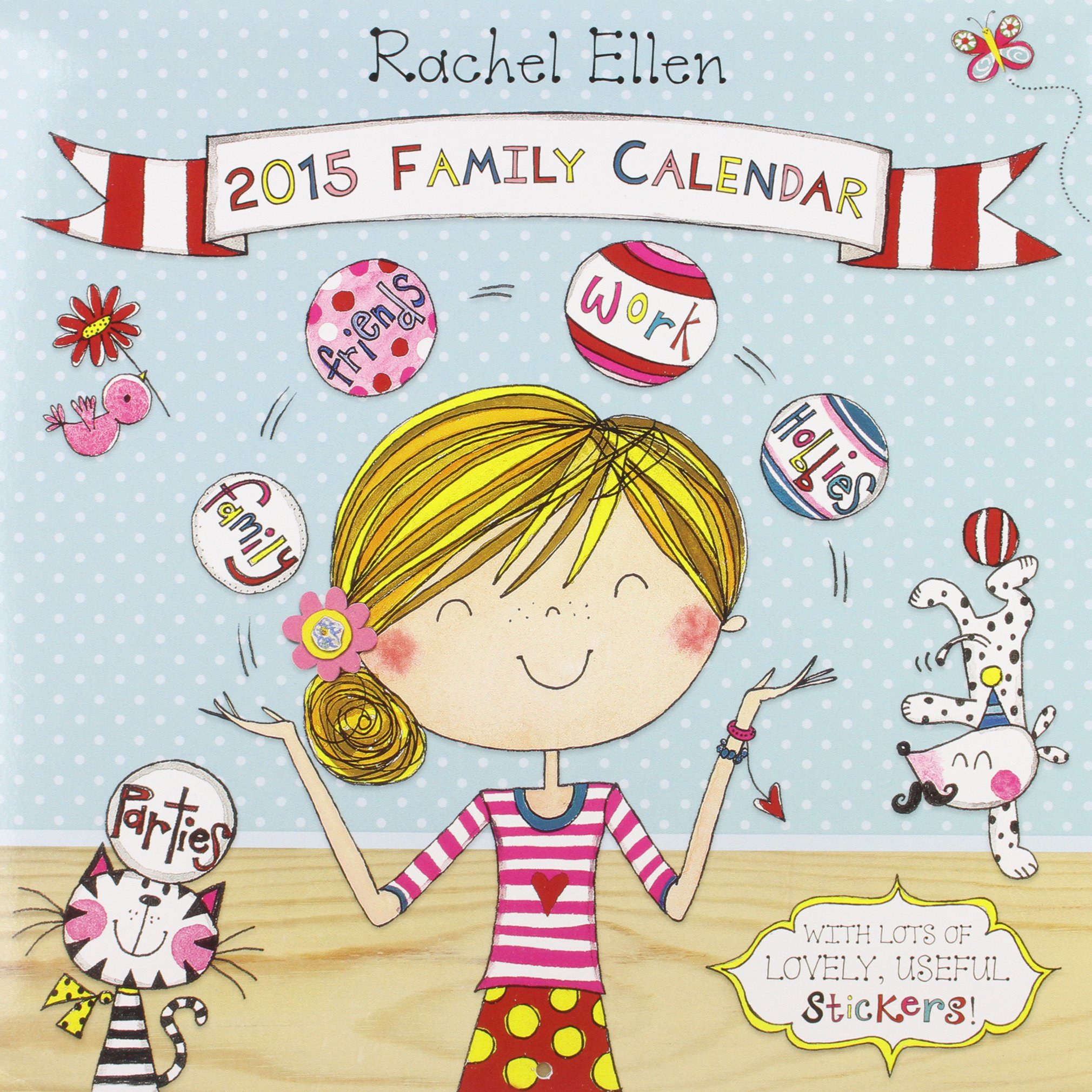 Rachel Ellen SQ Family Sticker Calendar (Busy Life)