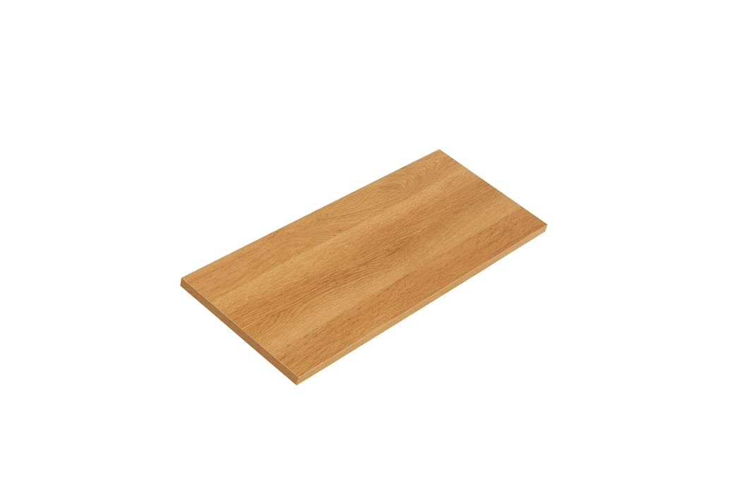 Rubbermaid 10"x36" Decorative Board, Golden Oak, Adjustable Shelf, Wood, Storage, Shelving