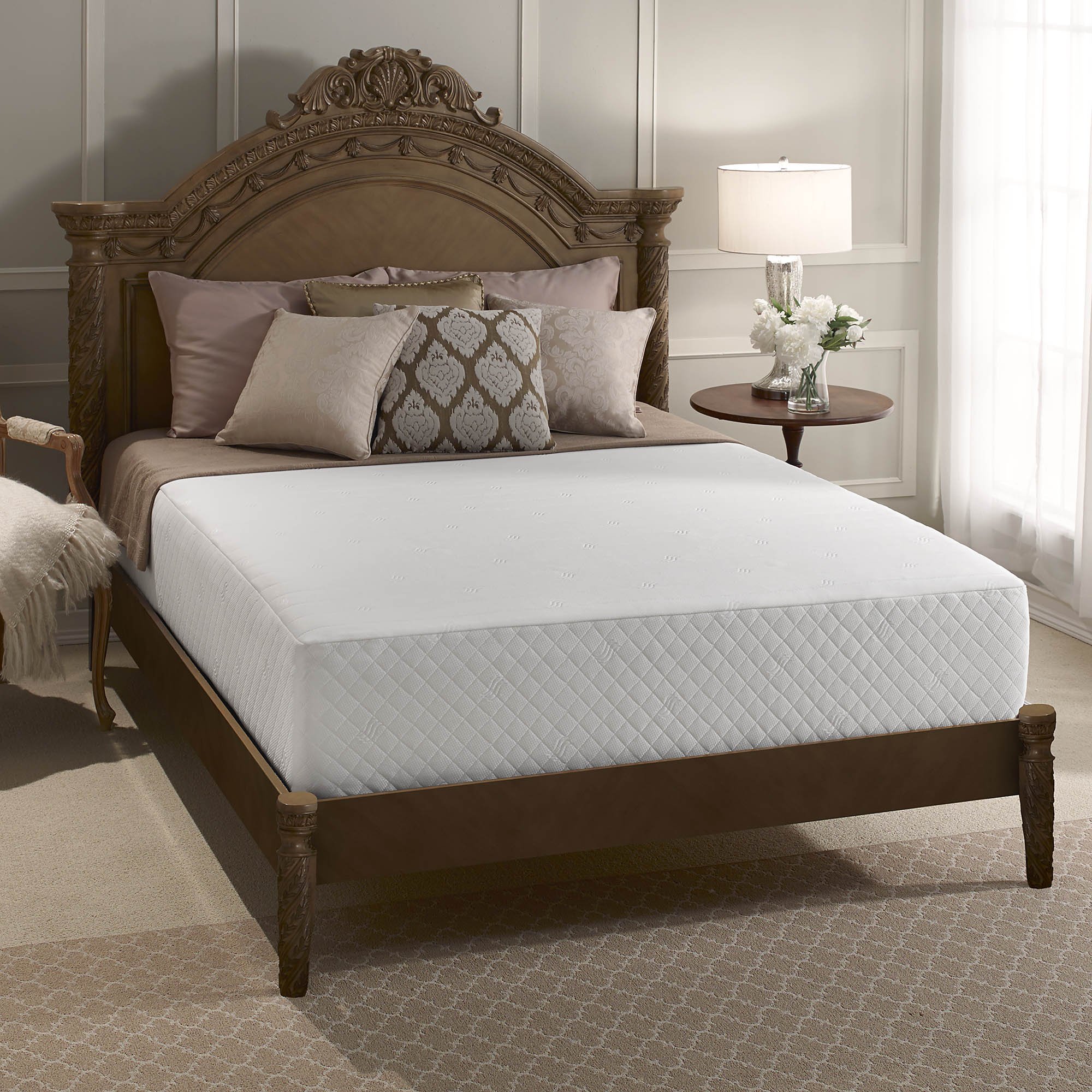 Serta 12-Inch Gel-Memory Foam Mattress With 20-Year Warranty, Queen