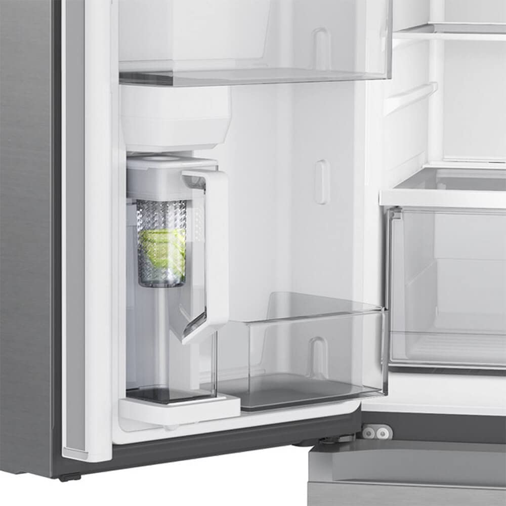 Samsung - RF29A9071SR - 29 cu. ft. Smart 4-Door Flex™ refrigerator featuring Family HubTM with Beverage Center and Dual Ice Maker with Ice Bites in Stainless Steel