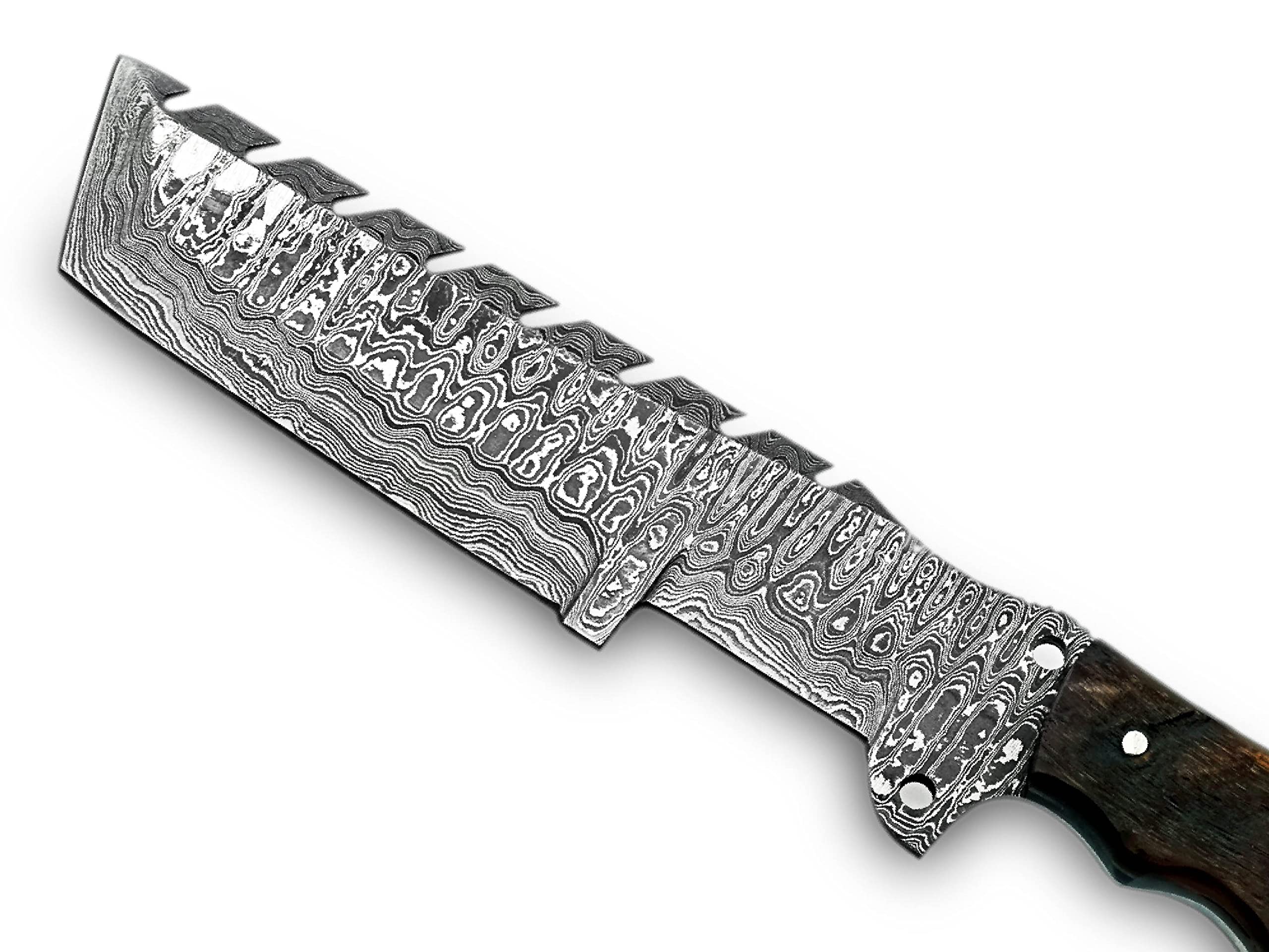 Poshland TR-30 Handmade 12.00 Inches Damascus Steel Tracker Knife - Rock Solid Handle and Blade