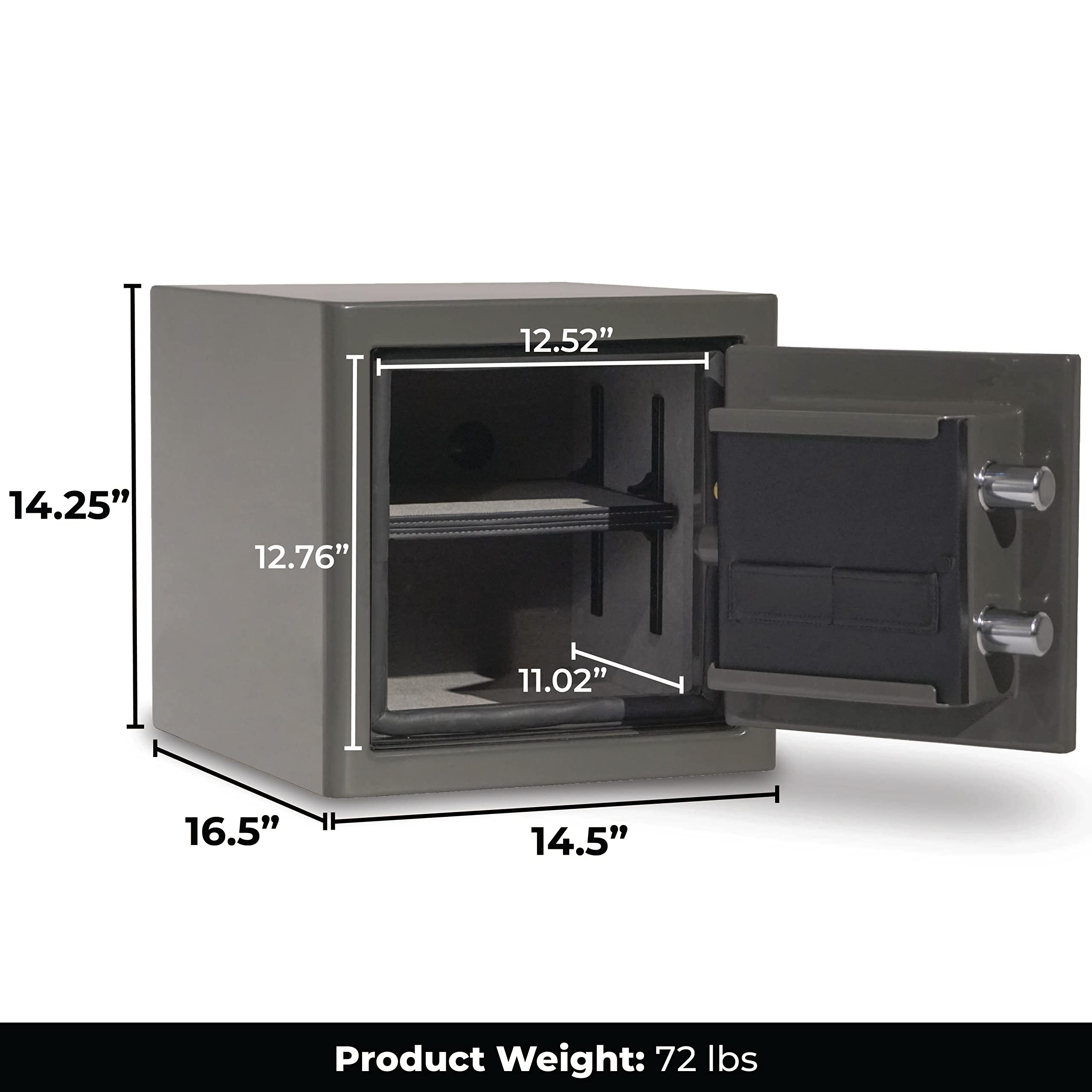 Sanctuary Sports Afield Platinum Home & Office Series 1.97 cuft Fire-Rated/Waterproof Safe SAH2
