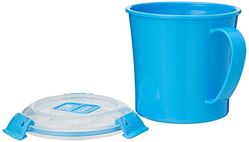 Sistema Microwave Soup Mug, 2.8 Cup, Medium, Blue