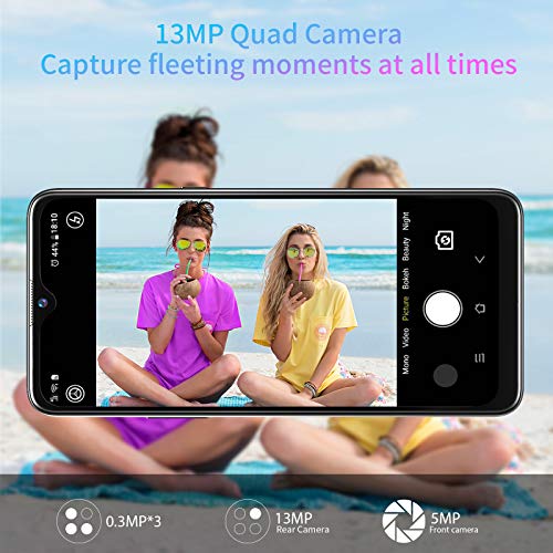 Unlocked Smartphones, Blackview A80, 4G Dual sim Unlocked Cell Phones, Bundle Android 10 OS 2GB+16GB ROM, 6.21" HD+, Fingerprint Face Detection, 4200mAh high Capacity Battery, at&t Phone on Cricket
