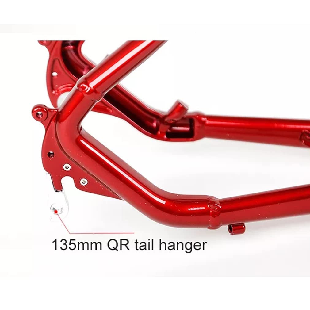 YOJOLO MTB Frame 27.5/29er Hardtail Mountain Bike Frame 15''/17''/19'' Aluminum Alloy Disc Brake Bicycle Frame Quick Release Axle 135mm BSA68 Routing Internal (Color : White, Size : 27.5x17'')