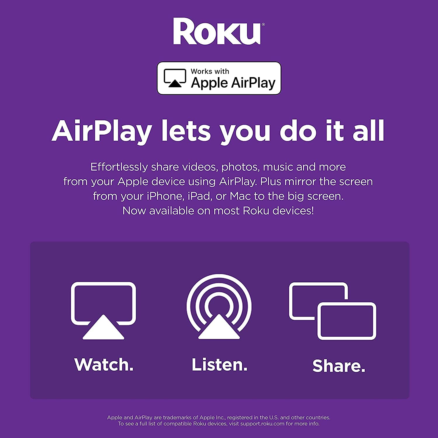 Roku Express 4K+ 2021 Streaming Media Player with Smooth Wireless Streaming and Roku Voice Remote with TV Controls, Includes Premium HDMI Cable & Bundled with Swanky Cables 6FT HDMI Cable