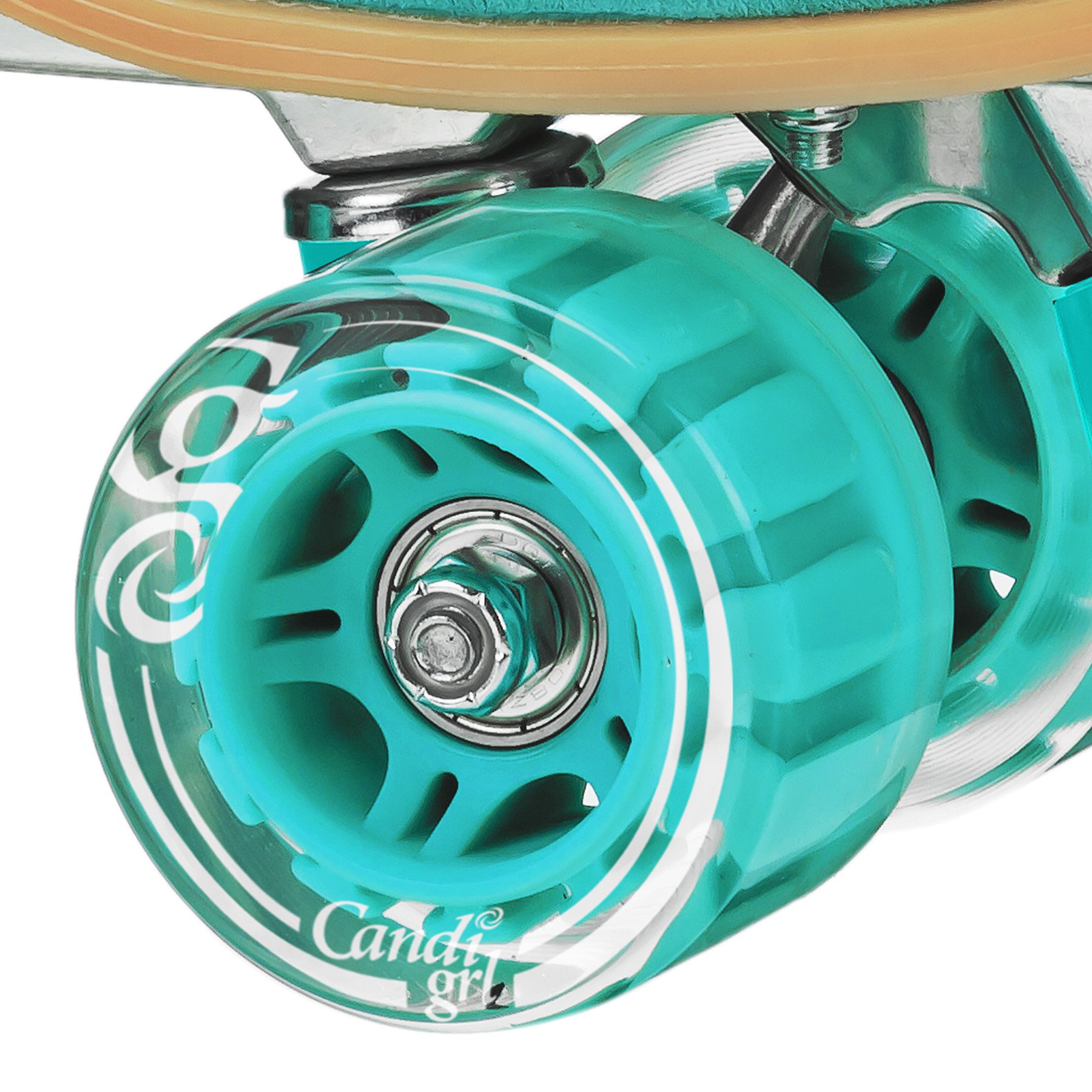 ROLLER DERBY Candi Girl U774 Carlin Quad Artistic Roller Skates Seafoam Ladies sz 7