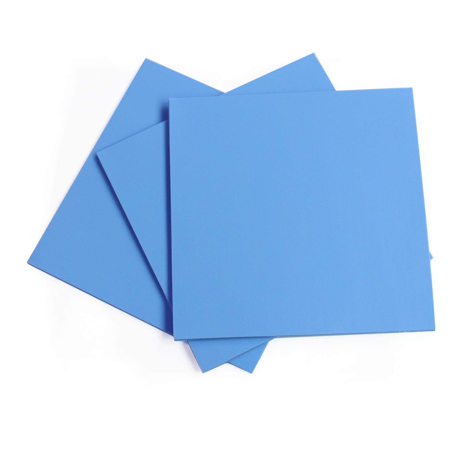 Smalloo 3Pcs 100x100x1mm Soft Silicone Thermal Conductive Pads Heatsink IC Chipset Northbridge for SSD/CPU/GPU/LED/IC/Raspberry Pi/Chipset Cooling