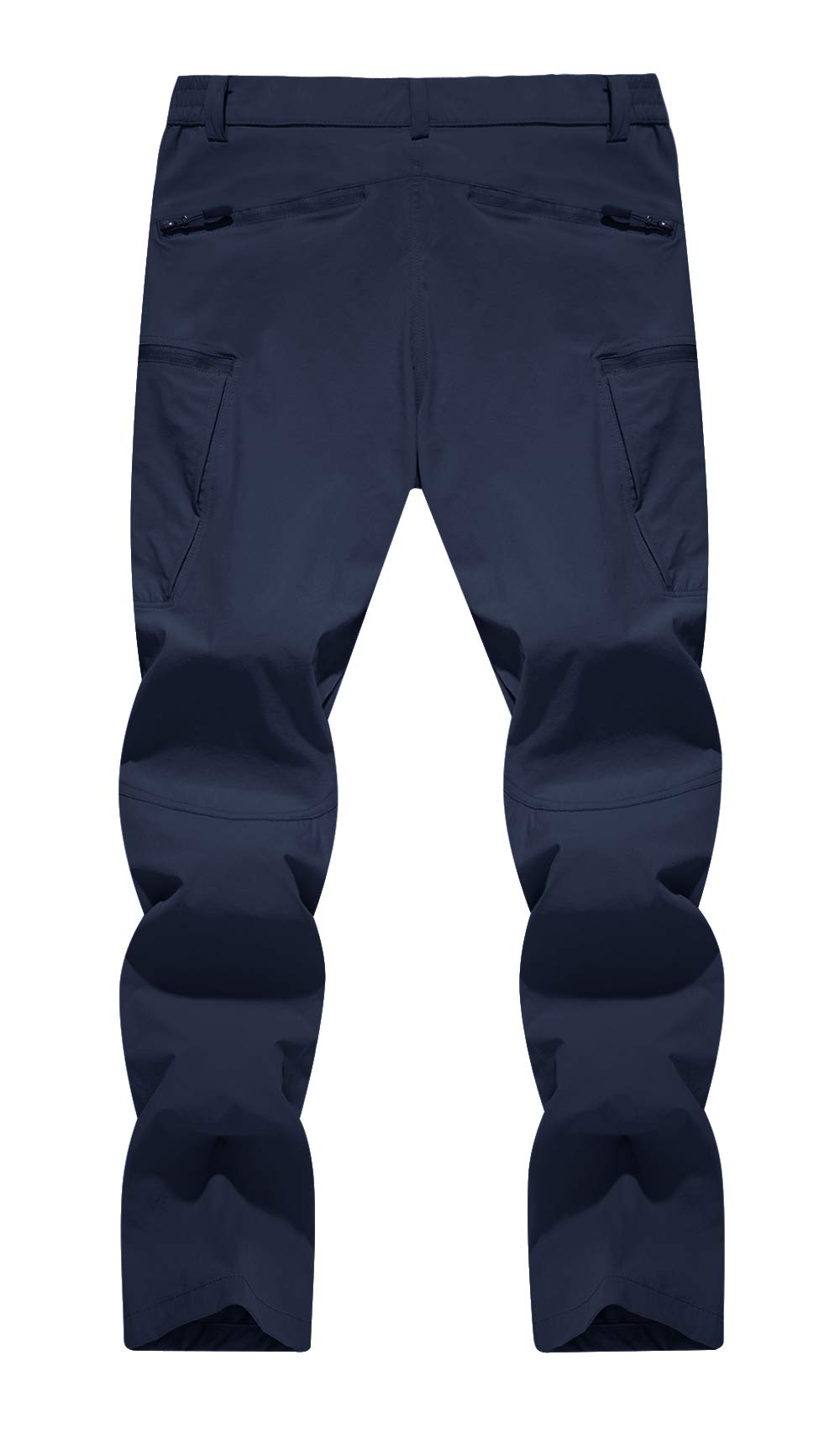 TACVASEN Men's Tactical Stretch Pants Quick-Dry Fishing Travel Hiking Pants Navy, 40