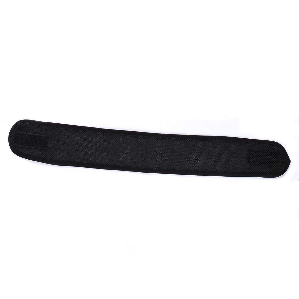 ZRQ 4 Pcs Deluxe Foam Mesh Wrap Bath Makeup Hair Wraps Breathable Non Slip Adjustable Cool Mesh Fabric Soft Satin Edge Laying Scarf for Women Black#