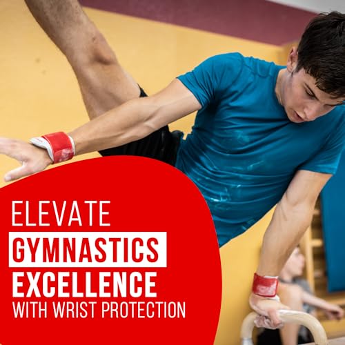 Reisport Gymnastic Wrist Support, Unisex One Size Wrist Support for Pull-up, Premium Leather Wrist Protection, Wrist Support with Hook & Loop Closure, Wrist Wraps for Weightlifting, Strength Training