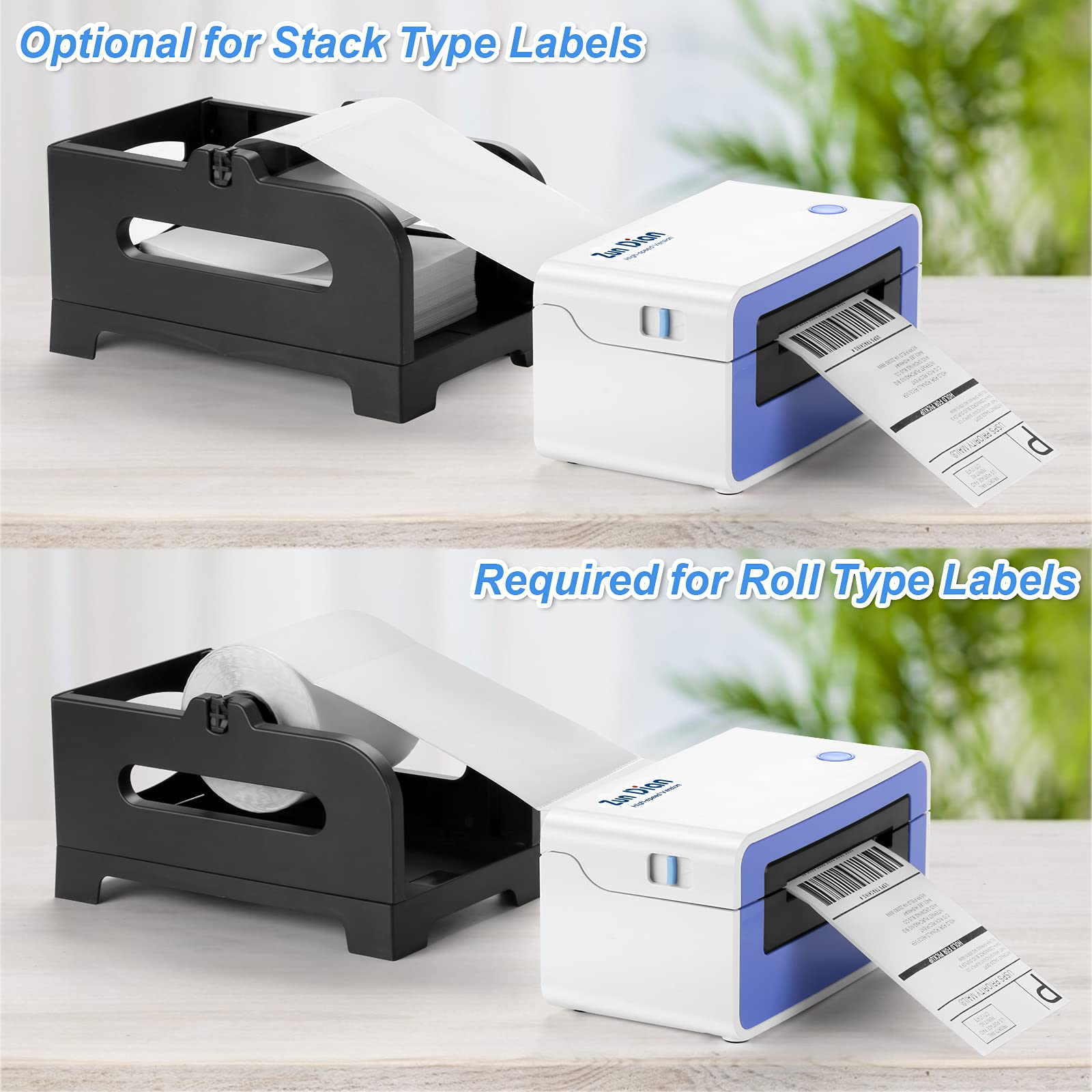 ZunDian Thermal Label Printer, 150mm/s 4x6 Shipping Label Printer, Thermal Printer for Shipping Packages, USB Lable Maker for Home Small Business, Compatible with Shopify, Amazon, Ebay, Etsy & USPS