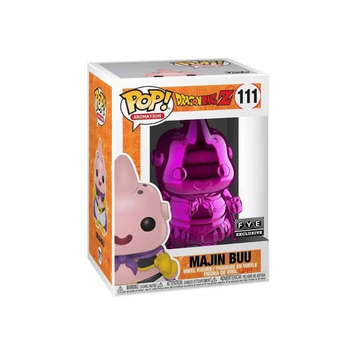POP Animation 3.75 Inch Action Figure Dragonball Z - Majin Buu Pink Chrome #111 Exclusive