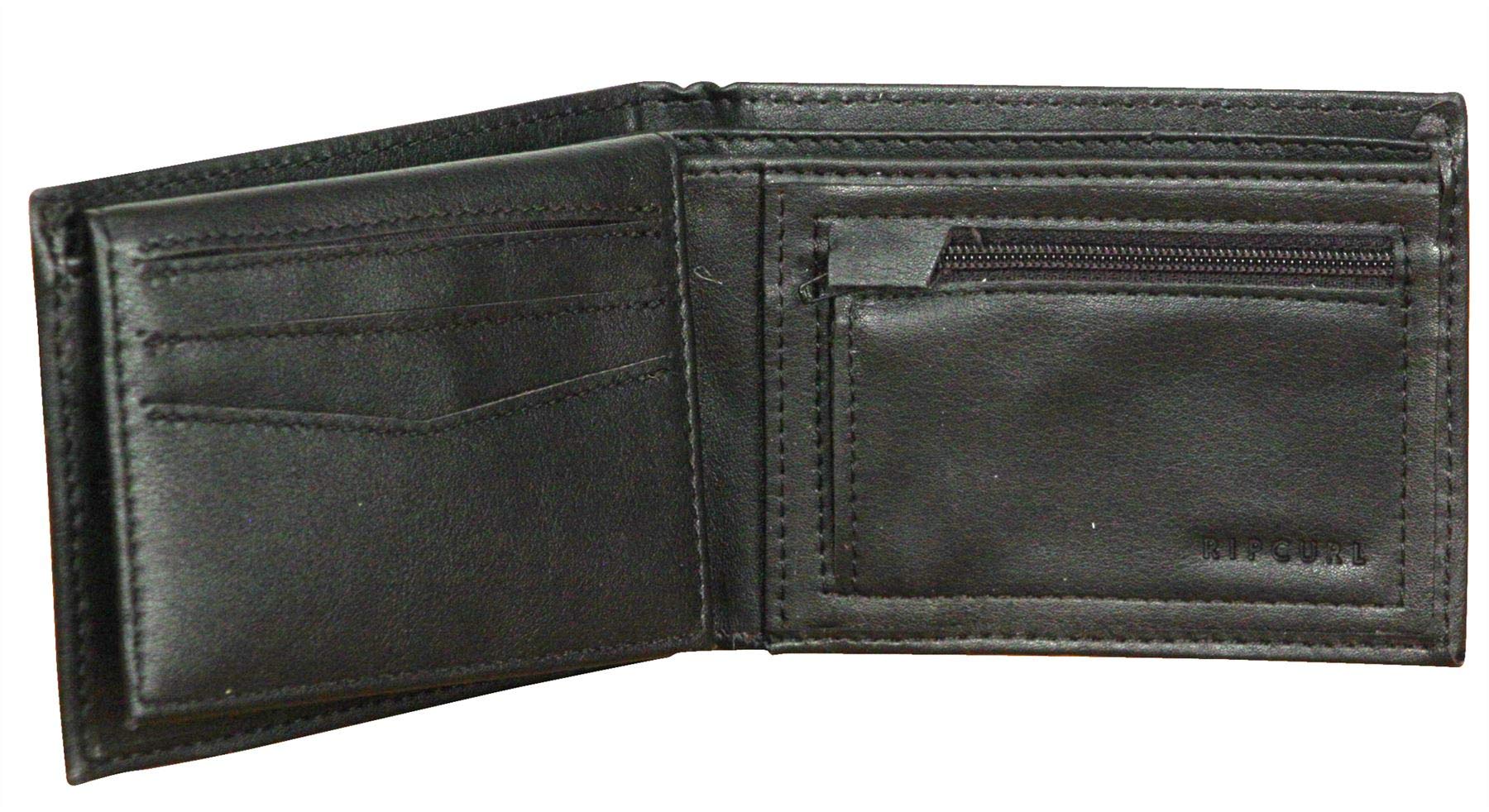 Rip Curl Wallet With CC, Note and Coin Sections ~ Classic All Day black