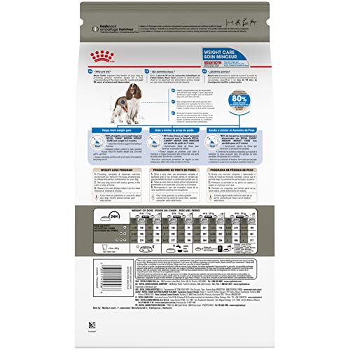 Royal Canin Medium Weight Care Adult Dry Dog Food for Medium Breeds, 6 lb bag