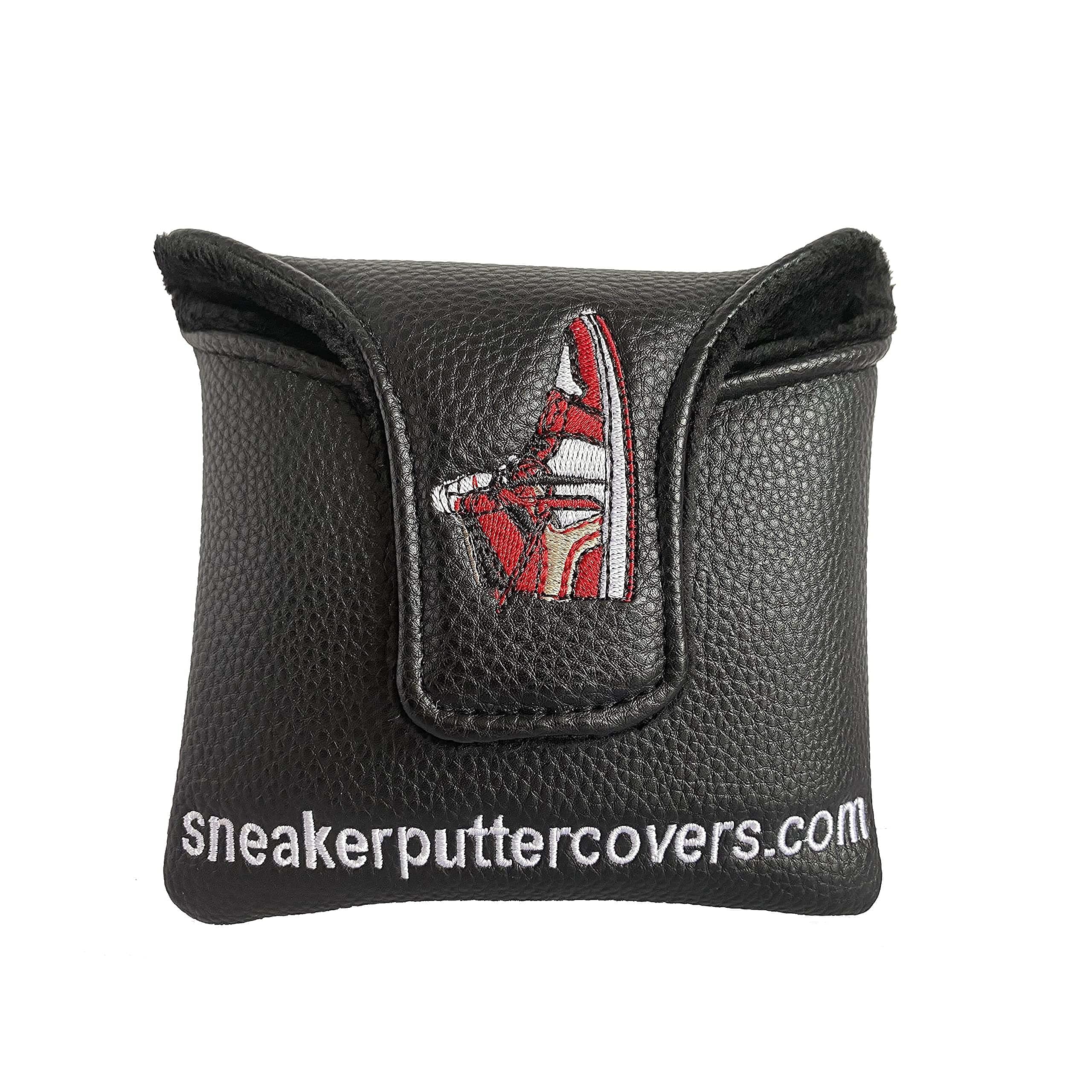 YOPRAL Golf Mallet Putter Headcover Red Air Sport Shoe Magnetic Square Mallet Club Head Cover