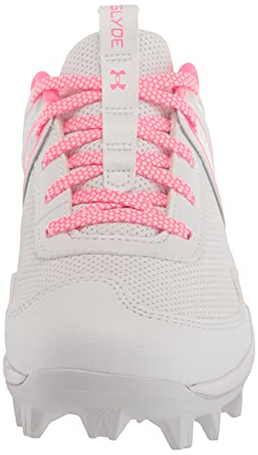 Under Armour Girls' Glyde RM Jr., White (101)/White, 1 M US