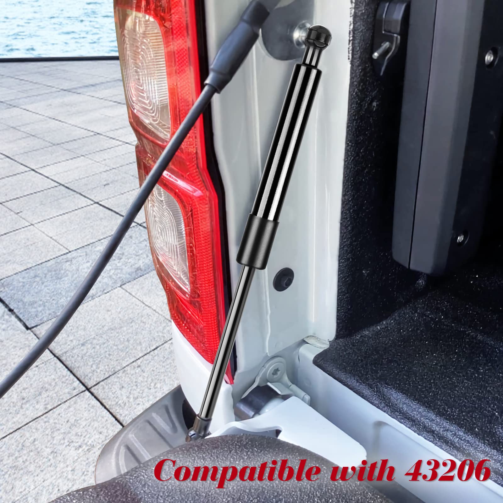 Vepagoo Truck Tailgate Assist 43206 for Ford Ranger 2019 2020 2021 Pickup Shock Damper Tailgate Soft Open