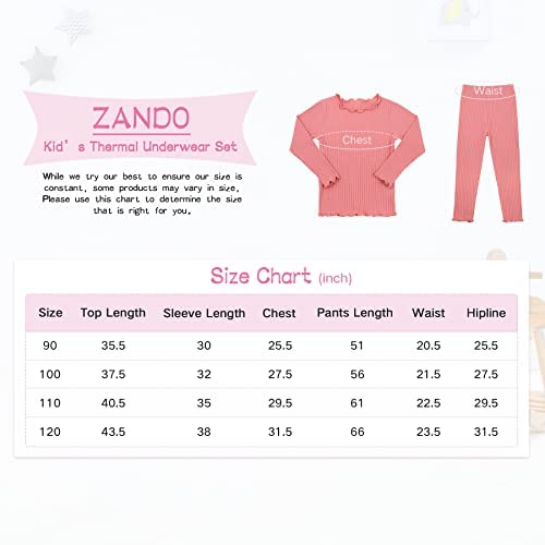Zando Kids Child Boys Girls Cold Weather Gear Two Piece Winter Black X-Large