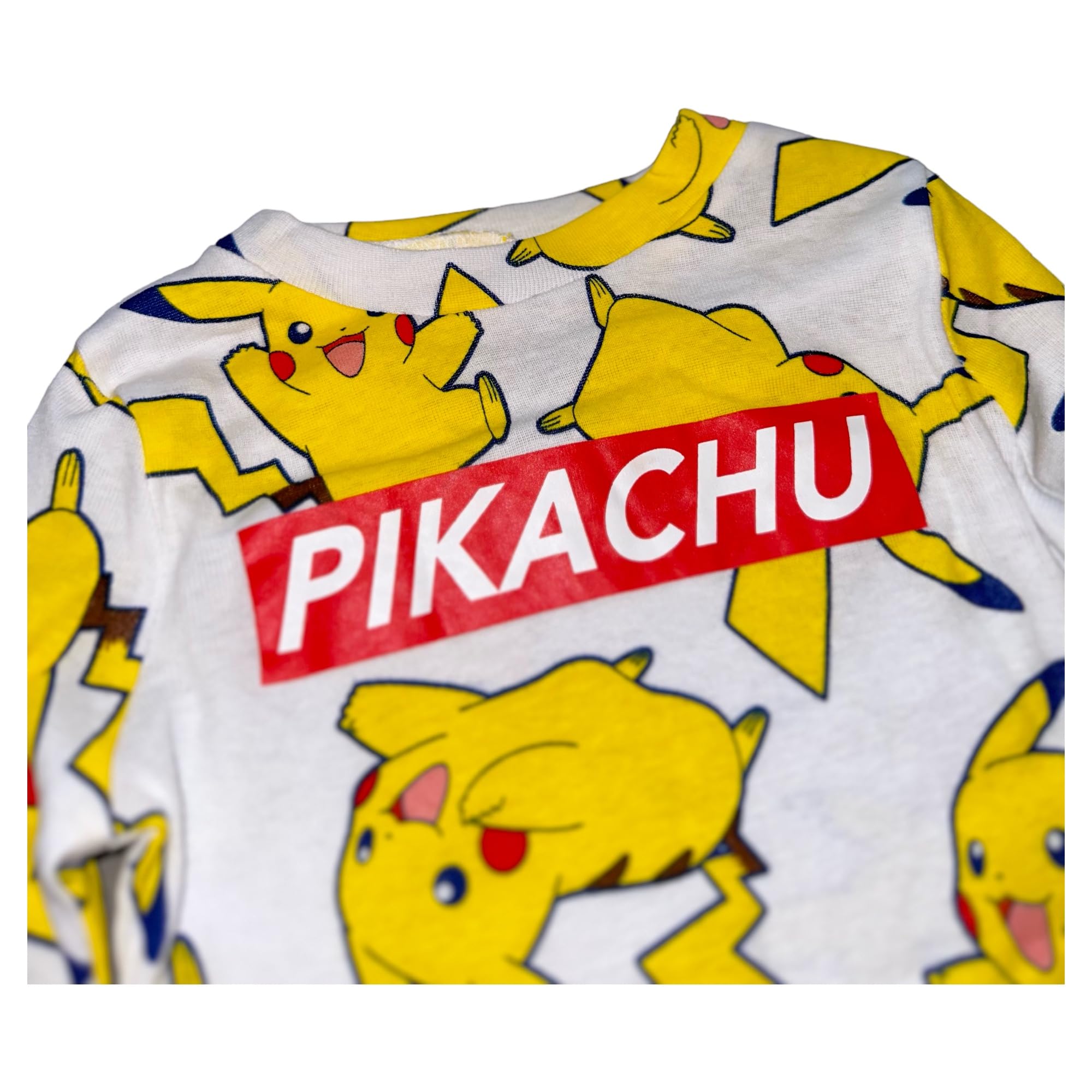 Pokemon Little Boys’ Big Boys 4-Piece 100% Cotton Long Sleeve Pajama Sets, 6
