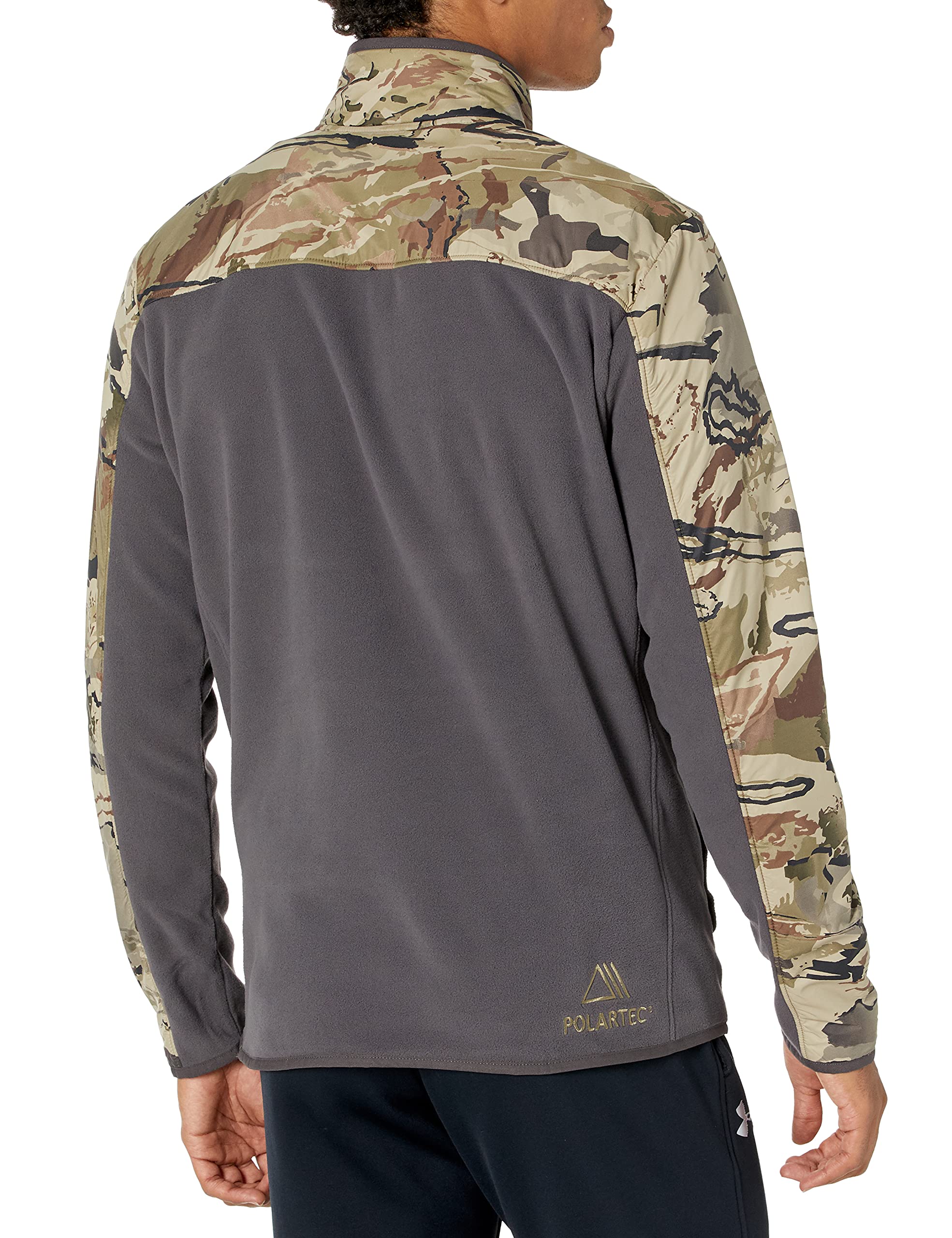 Under Armour Men's Polartec Forge ¼ Zip T-Shirt, Charcoal (019)/Bayou, XX-Large