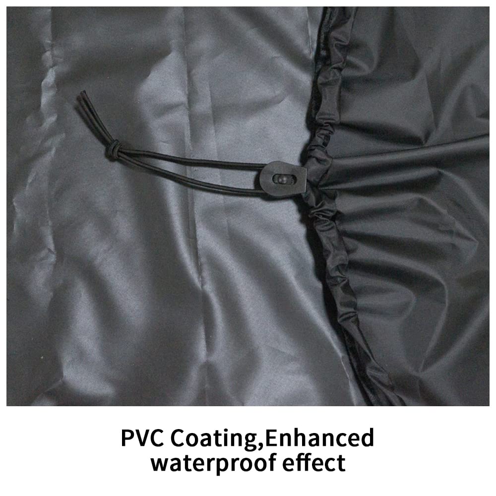 YUJHON Kayak Cockpit Cover with Adjustable Fixing Strap,UV50 Blocking Seal Cockpit Protector with Elastic Hem Cord Universal for Indoors and Outdoors M yun458723 0