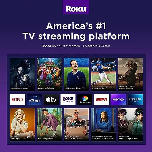 Roku Express (New) | HD Roku Streaming Device with Simple Remote (no TV Controls), Free & Live TV, Includes Cleaning Cloth and Carrying Pouch
