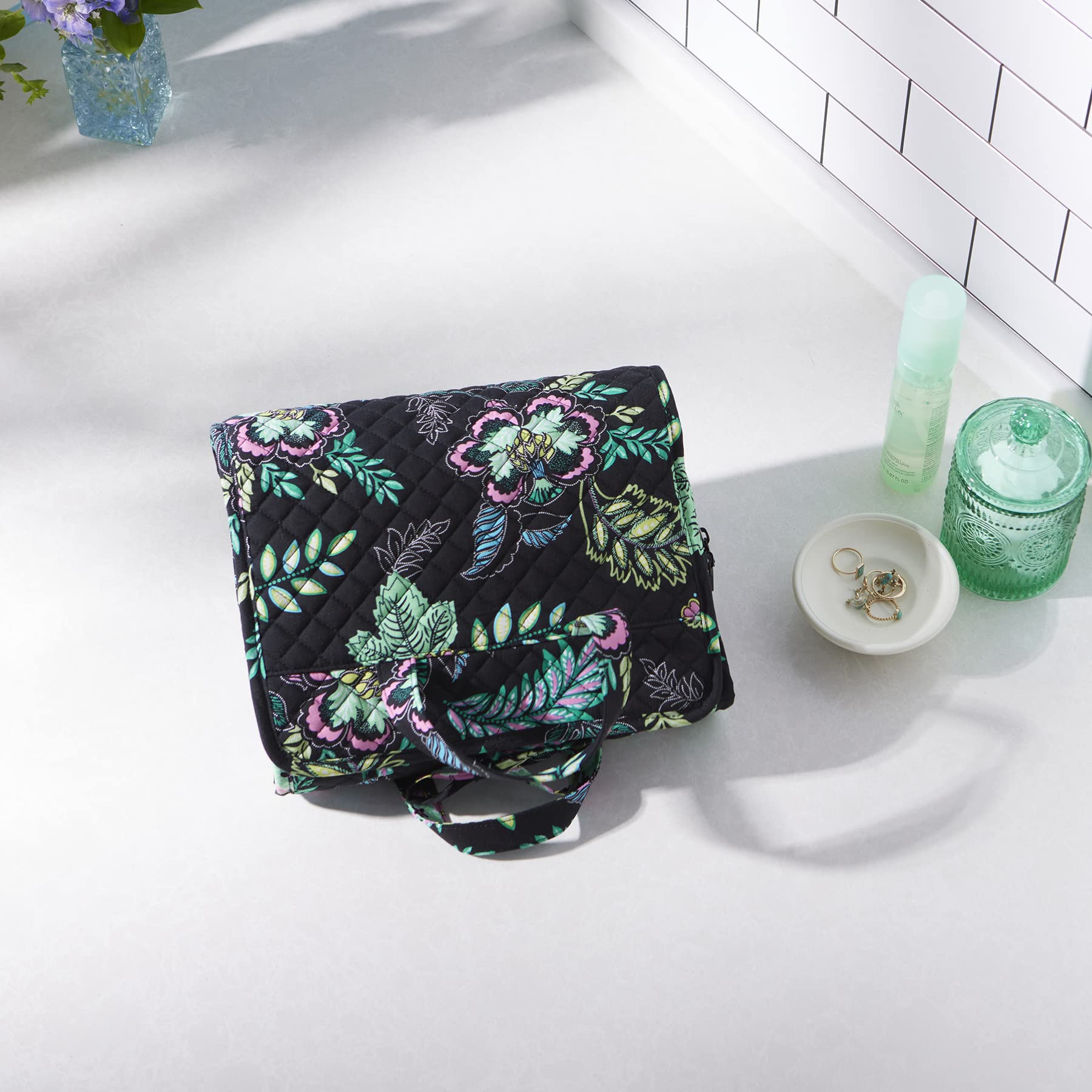 Vera Bradley Women's Cotton Hanging Travel Organizer, Butterfly By - Recycled Cotton, One Size