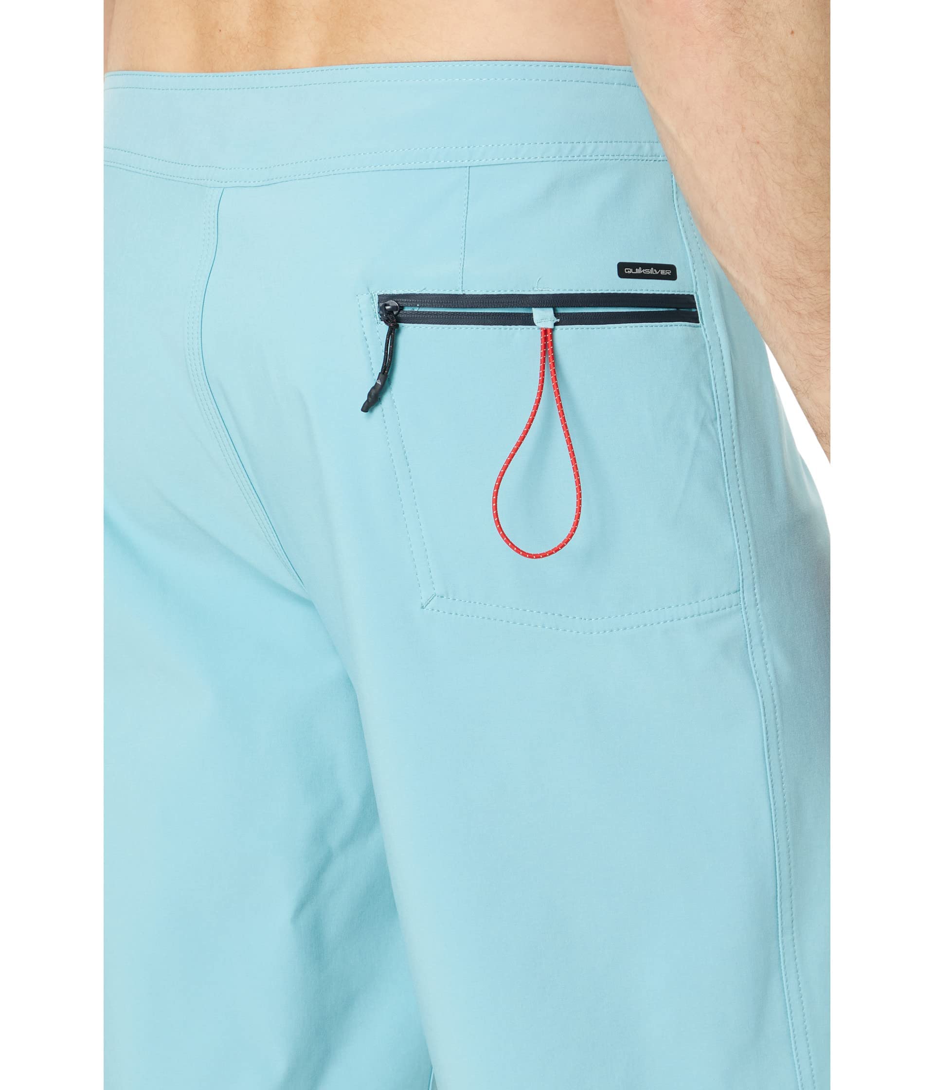 Quiksilver Men's Standard Surfsilk Kaimana 20 Boardshort Swim Trunk Bathing Suit, Cameo Blue, 33