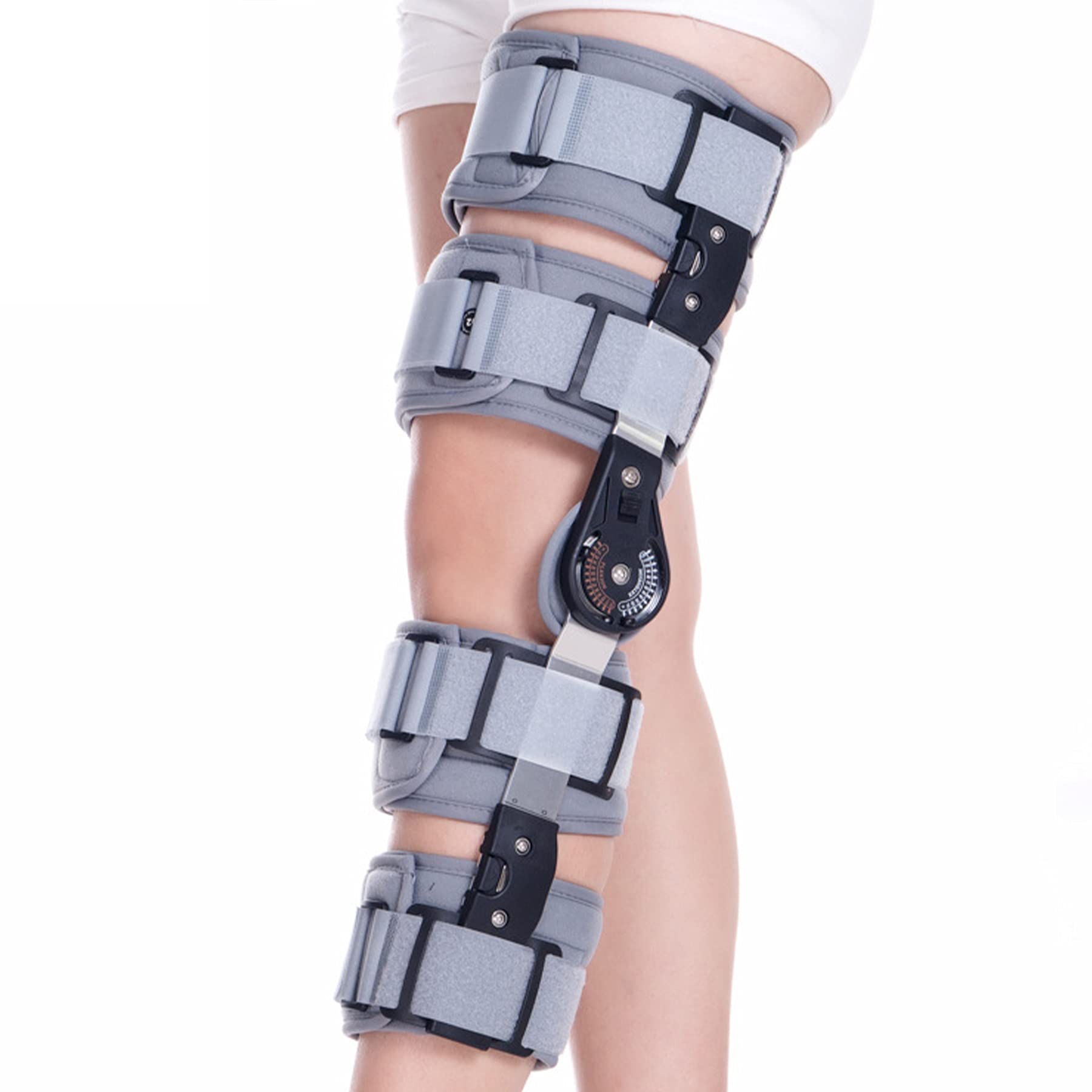 WILLQ Adjustable ROM Leg âstabilizer Recovery Immobilization After Surgery for Arthritis ACL PCL Meniscus Tear Osteoarthritis Post Op Recovery Leg Stabilize Patella Injury Brace