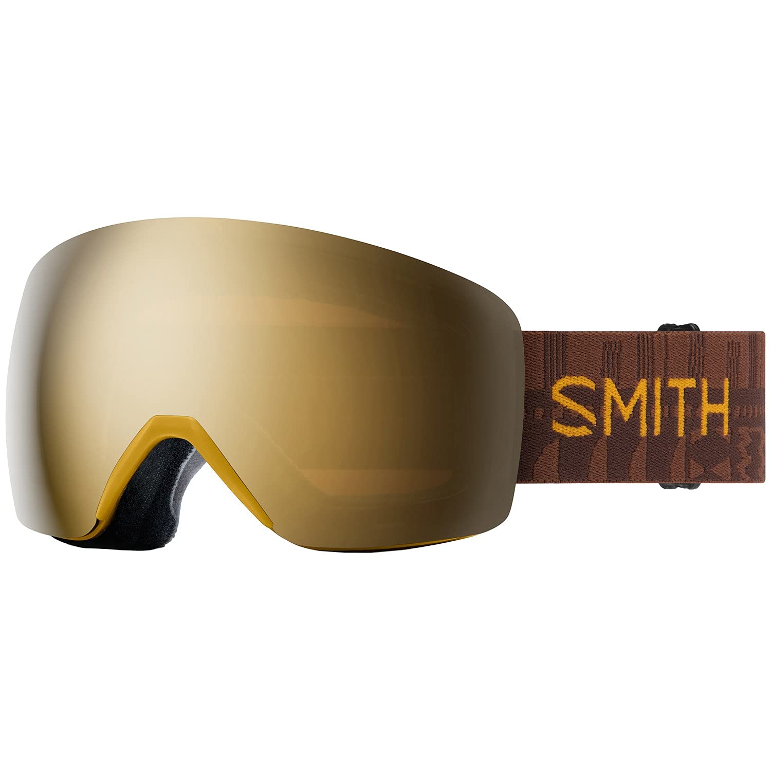SMITH Optics Skyline Asian Fit Snow Goggle (RISE, Chromapop Everyday Red Mirror)