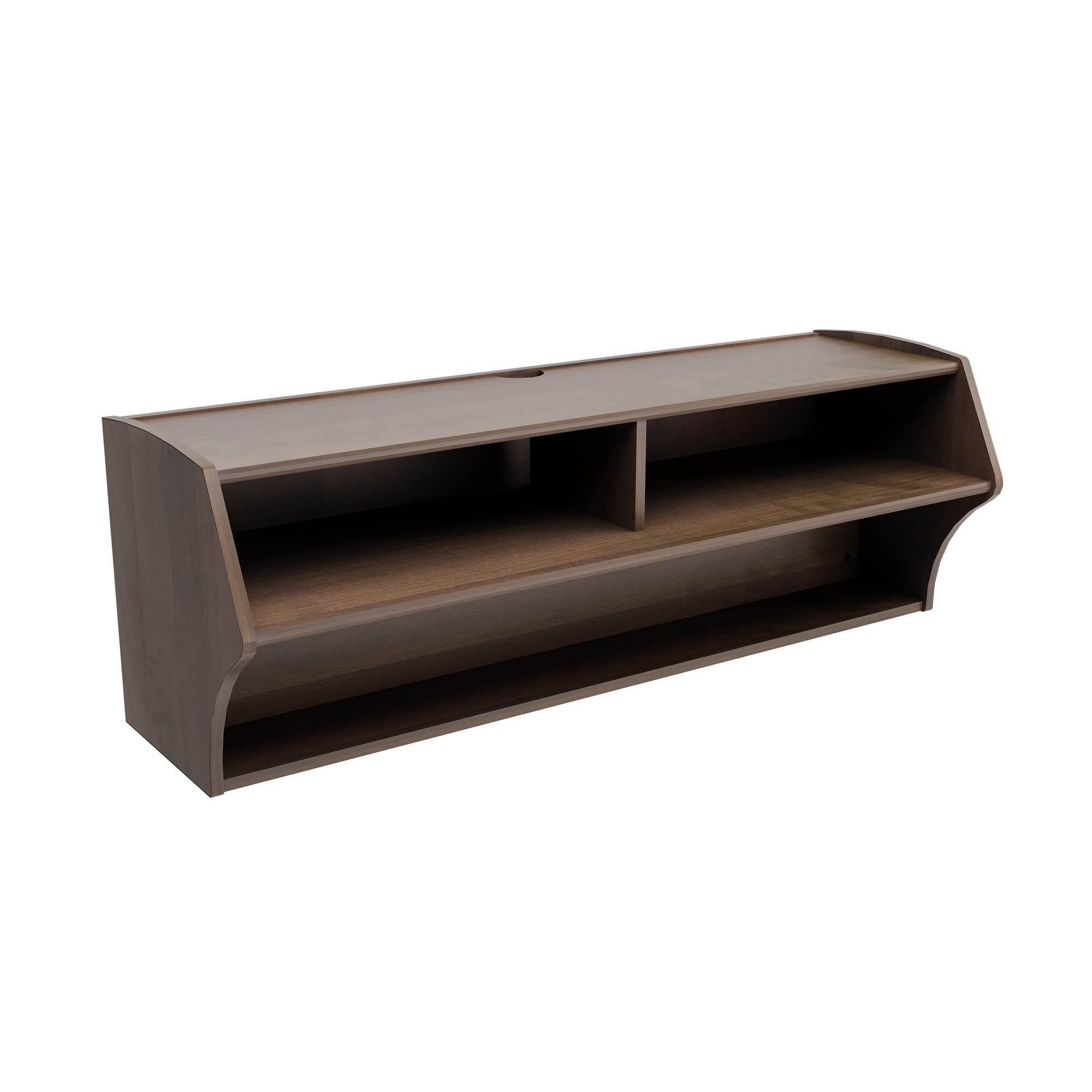Prepac Altus Wall Mounted Media Console, White