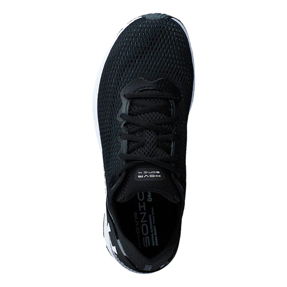 Under Armour Men's HOVR Sonic 4, Black (002)/White, 11 M US
