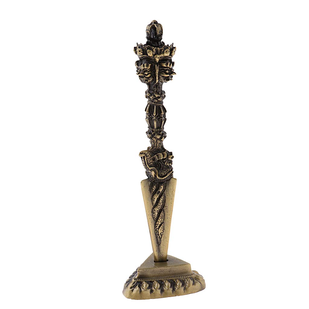 Yiju Brass Vajra, 7 Inch Ritual Tibetan