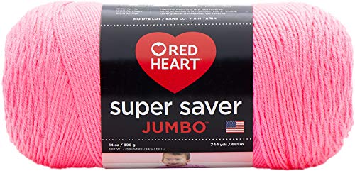 Red Heart Super Saver Yarn-Pretty 'n Pink, 1 Pack