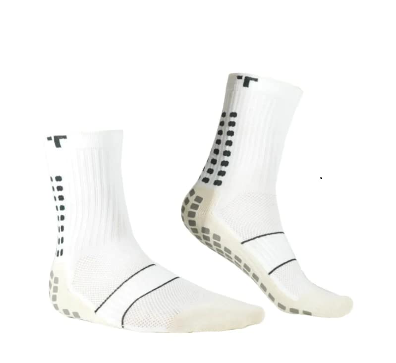 Trusox 3.0 Mid-Calf Cushioned Socks, White, Adult Medium