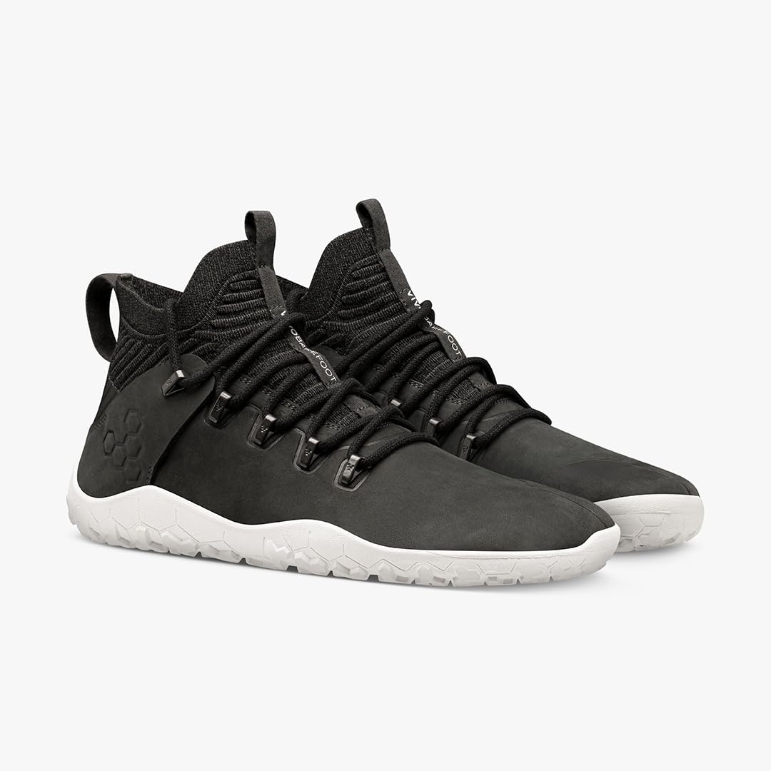 Vivobarefoot Magna FG, Womens Leather And Wool Hiking Trainers With Barefoot Sole
