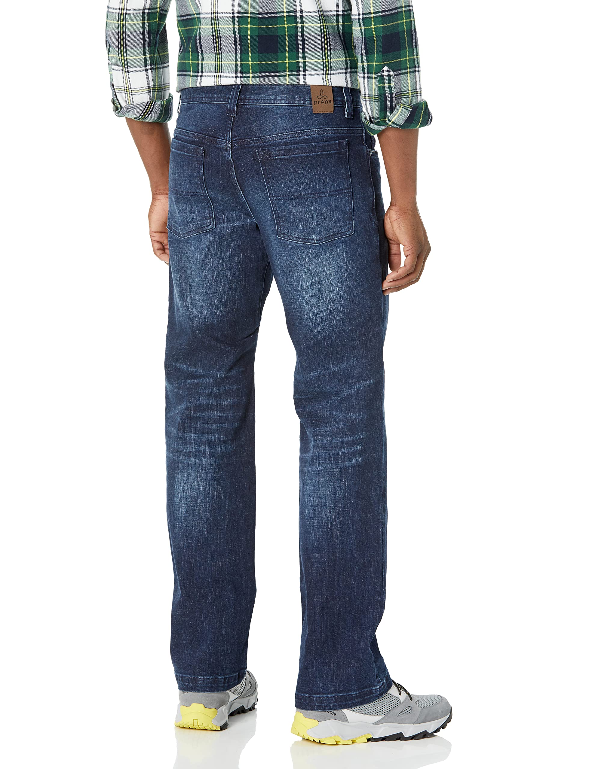 prAna Men's Axiom Jean, Rinse Chipped Wash, 38W x 30L Short