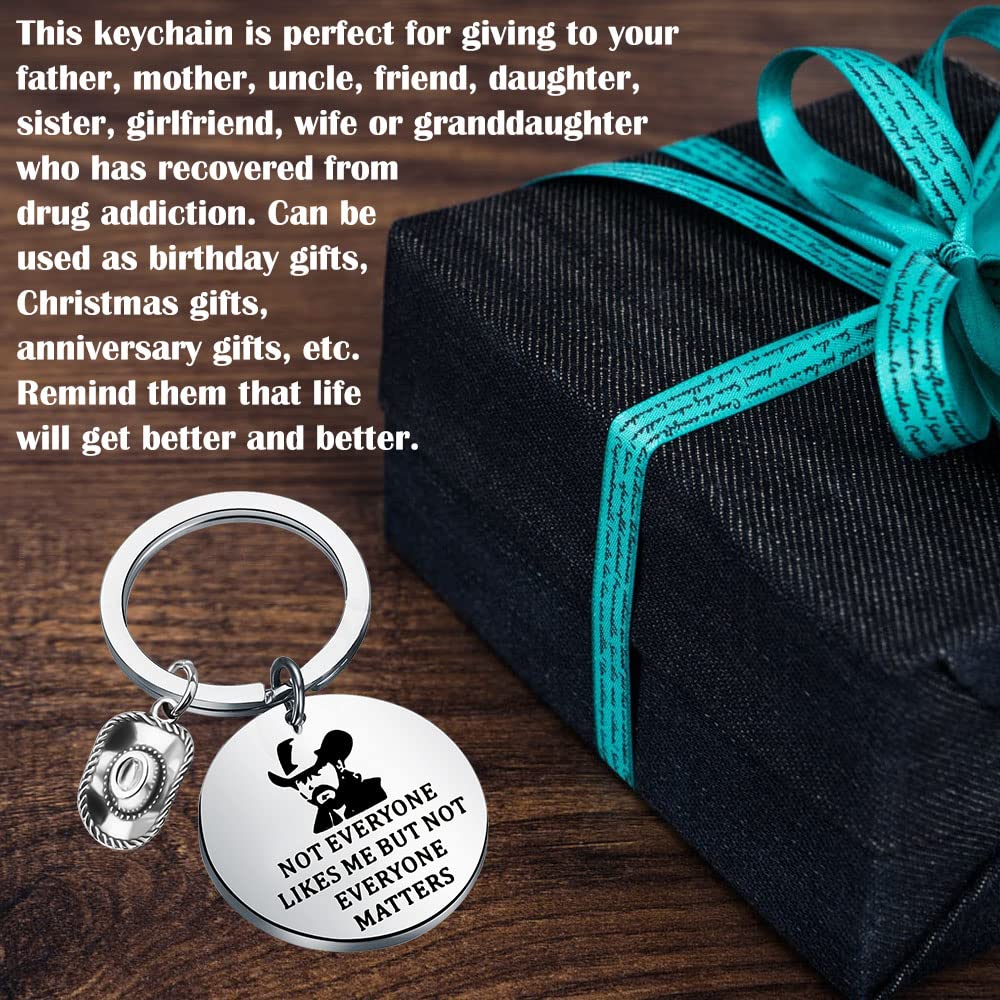 YS Inspired Keychain TV Show Fans Gift Rip Wheeler Merchandise Gift for Him Dad (NOT EVERYONE LIKES ME)