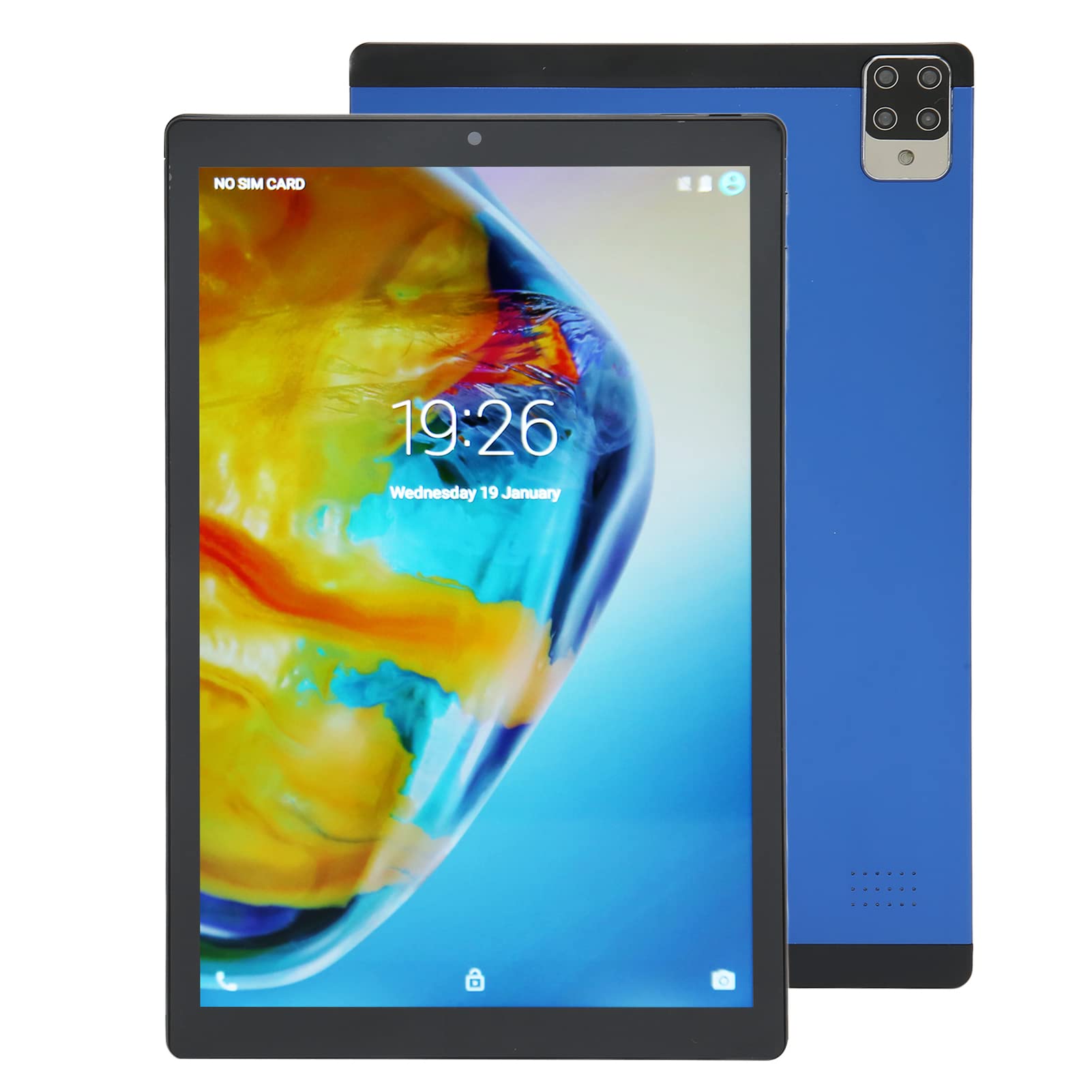 Septpenta Kids Tablet PC 10 Inch, Kids Tablet PC, Fast Charging, 4G RAM 64G ROM, 5G WiFi Dual Camera, Octa Core 5000mAh Tablet PC, Gift for Girls (Blue)(USA)