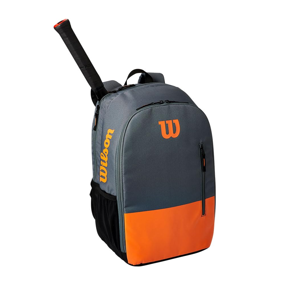 Wilson Team Tennis Backpack, Holds up to 2 rackets, Green/Grey, WR8009903001