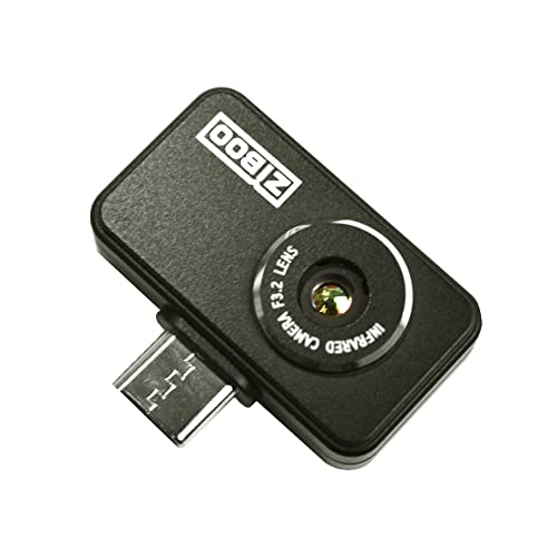 ZIBOO Mobile Phone Thermal Infrared Thermal Imager Professional Grade Thermal Camera for Smartphones Clearer and More Stable